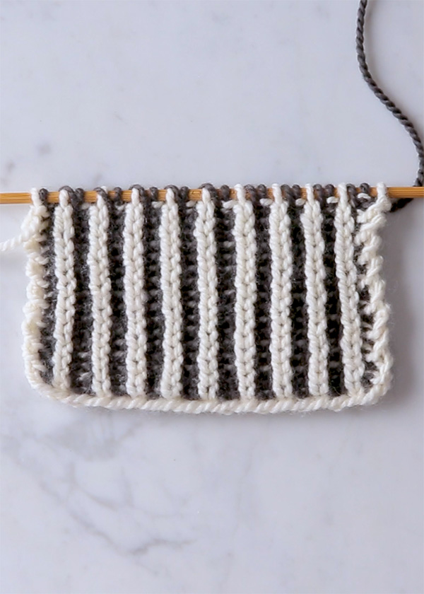 Two-Color Brioche Stitch Tutorial + Fixing Mistakes