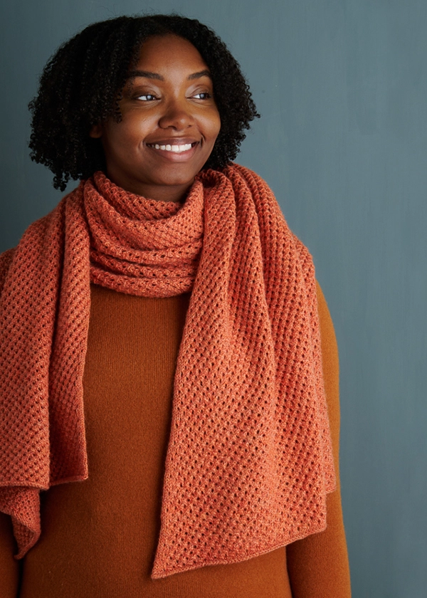 Terrace Wrap in Good Wool: Free Wrap Knitting Pattern
