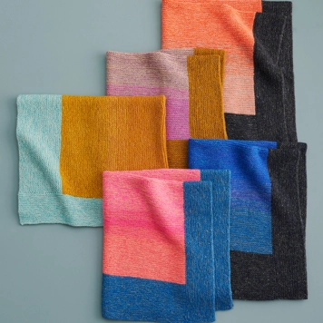 Color Wash Blanket in Linen Quill: Free Blanket Knitting Pattern