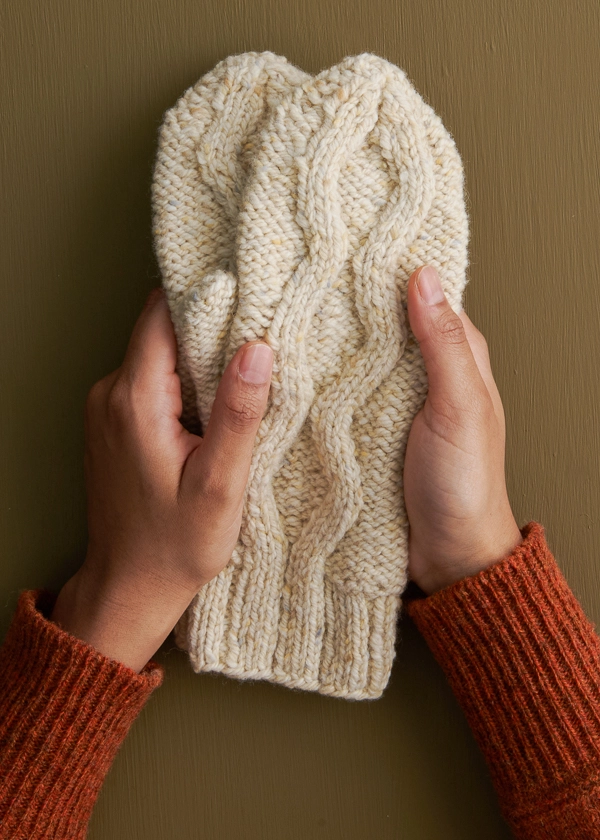 Fox Trail Hat + Mittens: Free Knitting Pattern