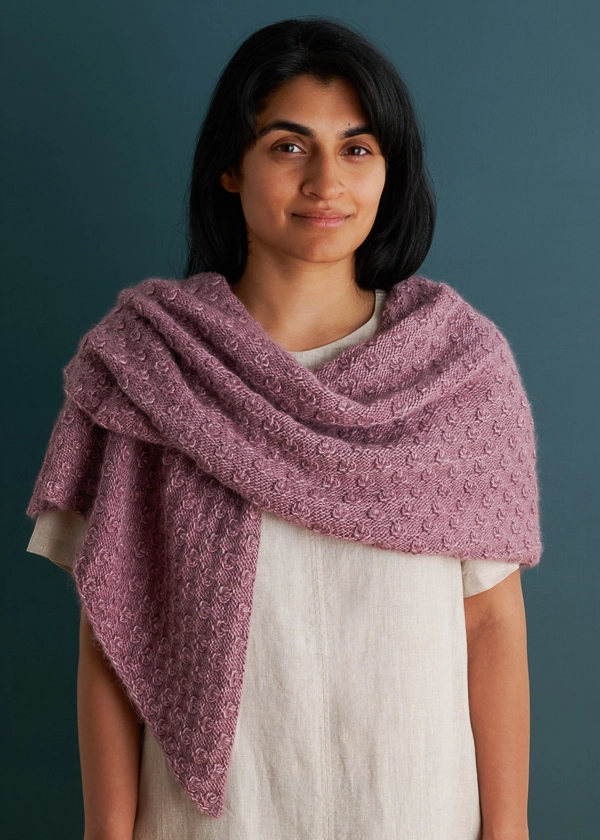 Rosebud Shawl: Free Shawl Knitting Pattern