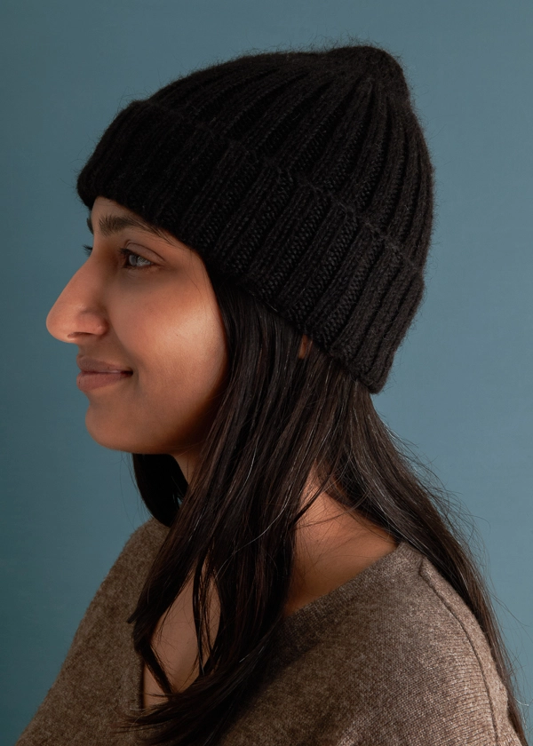 New Moon Hat: Free Hat Knitting Pattern