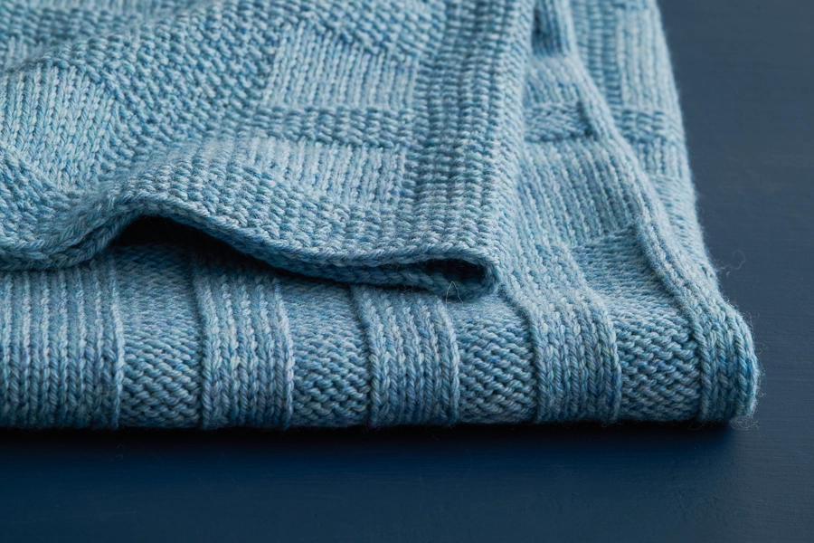 Blueprint Blanket: Free Blanket Knitting Pattern