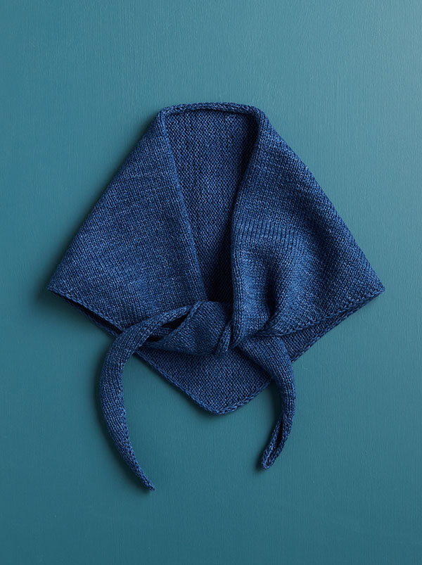 Saltwater Bandana: Free Scarf Knitting Pattern
