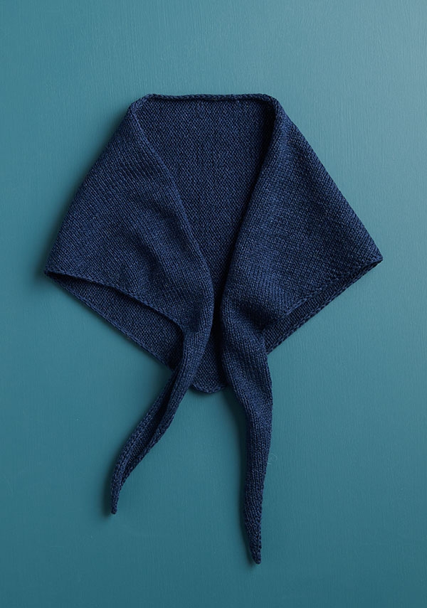 Saltwater Bandana: Free Scarf Knitting Pattern